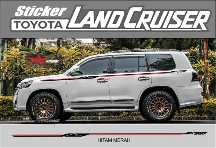 sticker toyota land cruiser aksesoris toyota land cruiser | Lazada ...