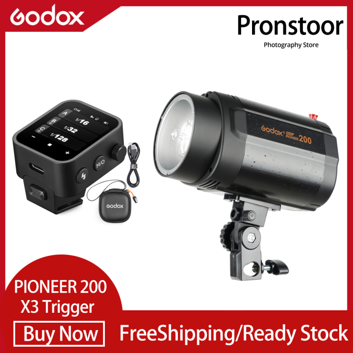 Godox 200W Mini Studio Flash Photography Photo Studio Strobe Flash ...