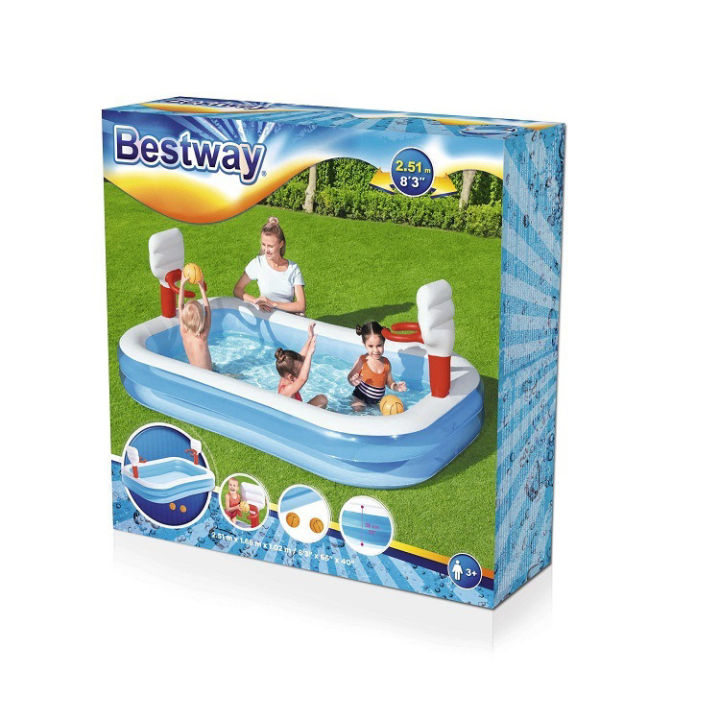 Bestway54122 family basketball pool inflatable swimming pool children's ...