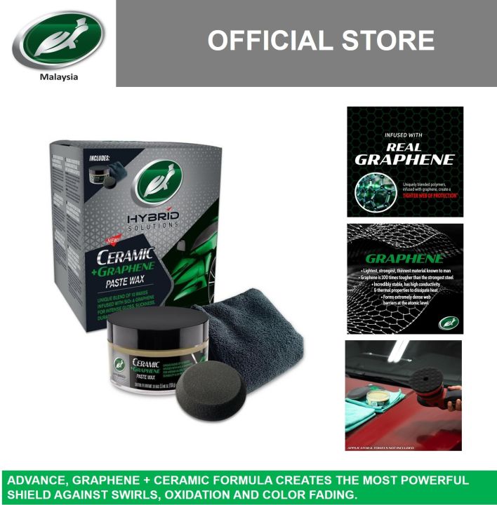 TURTLE WAX CERAMIC GRAPHENE PASTE WAX KIT T-53786 | Lazada