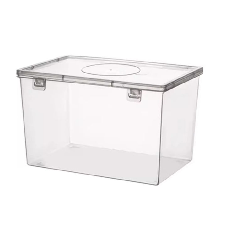 GCG Transparent Acrylic Bread Keeper Large Capacity Transparent Bread ...
