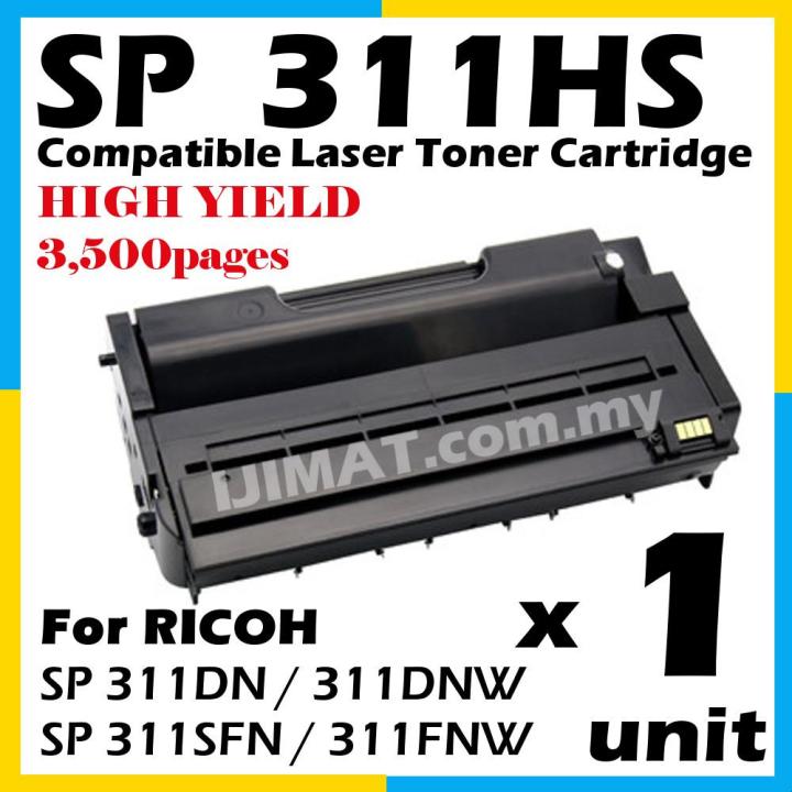 Ricoh SP325 series Compatible Laser Toner Cartridge For Ricoh SP311HS / SP311 / 311SFN / 311FNW ...
