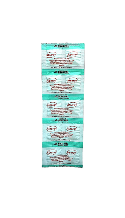 Alpara Tablet 1 Strip 10 Tablet / Obat Batuk Dan Pilek Dewasa yang ...