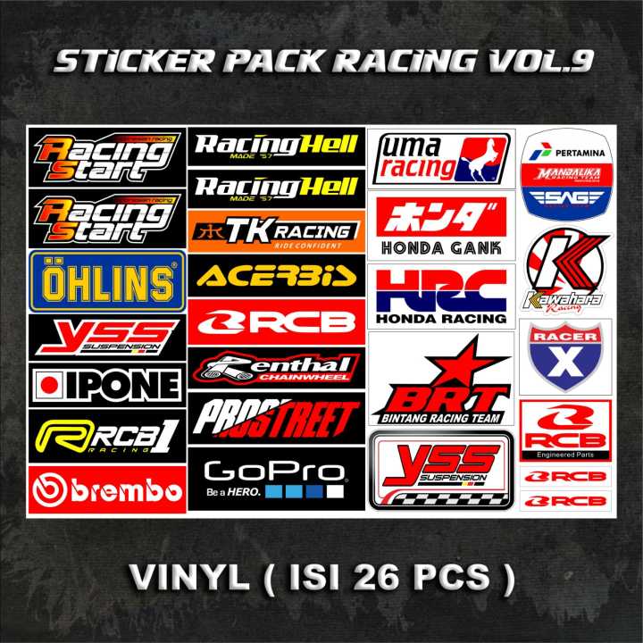 Sticker Racing Stiker Motor | Lazada Indonesia