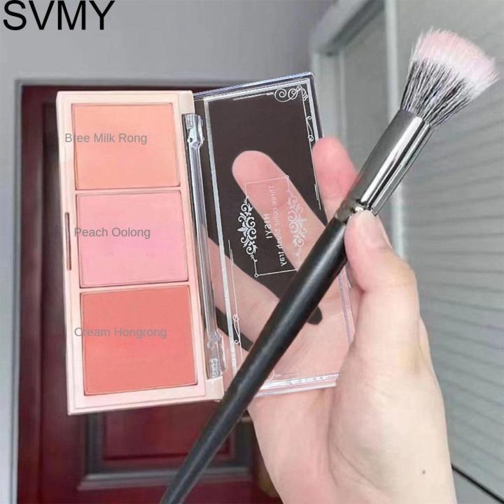 KUESICR SVMY 3 warna/set Blush Plate Peach Pallete Mineral pigmen pipi ...