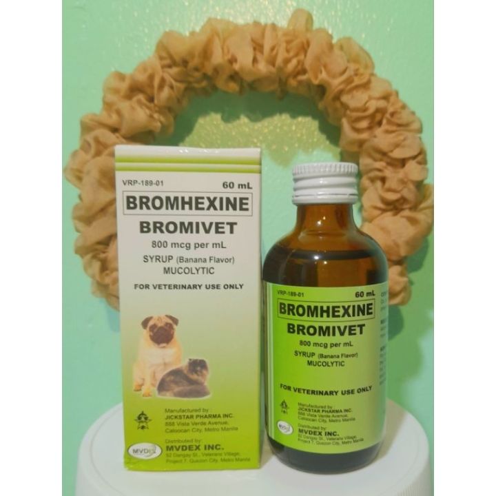 BROMIVET (Bromhexine) Syrup 60ml. | Lazada PH