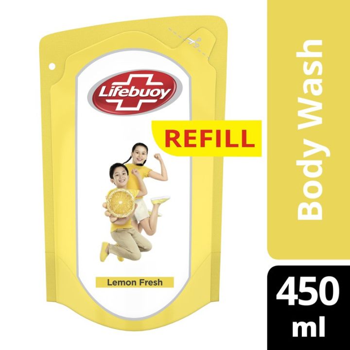Lifebuoy Body Wash Lemon Fresh Refill 450Ml | Lazada Indonesia