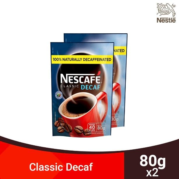 NESCAFE CLASSIC DECAF Instant Coffee 80g - Pack of 2 | Lazada PH