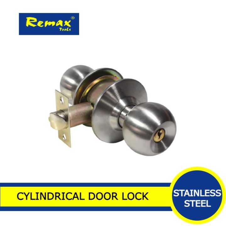 Remax Cylindrical Door Lock Stainless Steel Cylindrical Knob 60mm ...