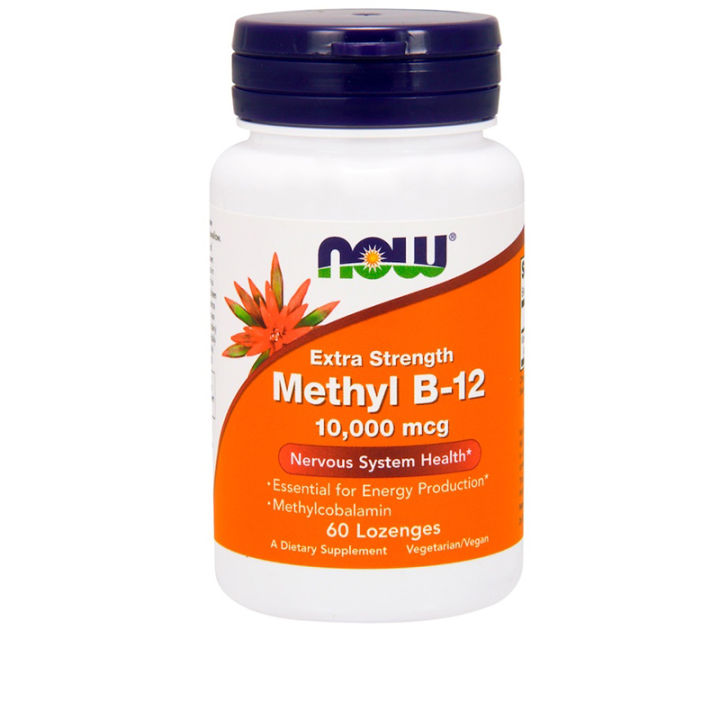 Now Foods Now B Vitamin Methyl B12 Cobal 10000Mcg 60 Tablets | Lazada