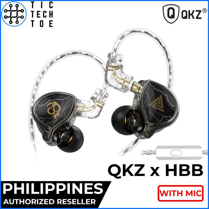 QKZ x HBB Titanium Composite Diaphragm Dynamic Driver IEM Earphones ...