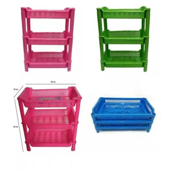 Rak 3 Susun Serbaguna Multifungsi Ukuran 35x30 | Lazada Indonesia