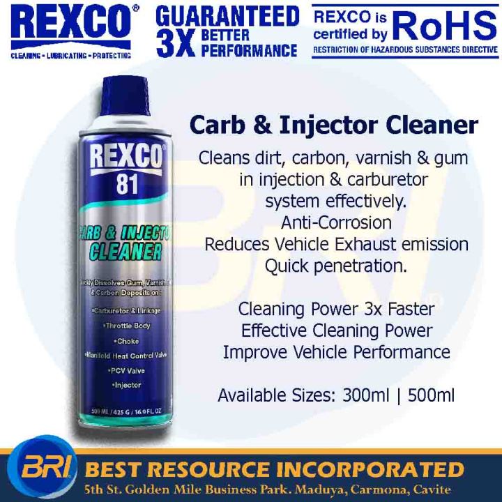 REXCO-81 Carb & Injector Cleaner [Cleaning-Lubricating-Protecting ...