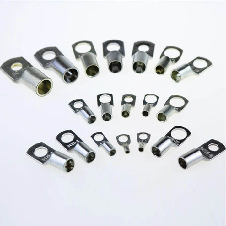 Cable Lug SC Series Tinned Copper Cable Lug Wire Connector Battery ...