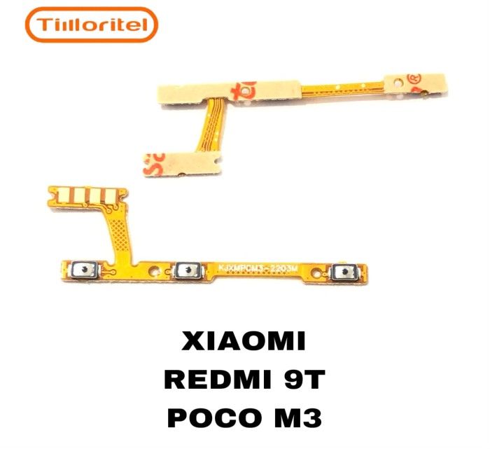 Flexible on off volume xiaomi redmi 9t / fleksibel power poco m3 | Lazada Indonesia