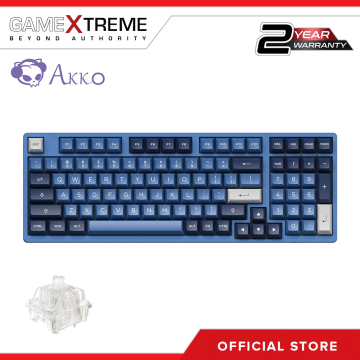AKKO Ocean Star 3098B Multi-Modes RGB Mechanical Keyboard (AKKO CS ...