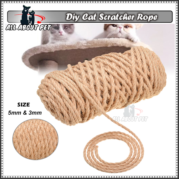 DIY Cat Scratcher Rope Twisted Sisal Rope Replacement Cat Tree ...