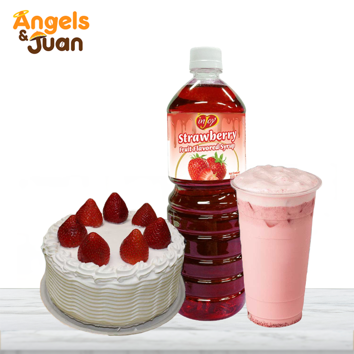 InJoy Strawberry Fruit Flavored Syrup 1L | Lazada PH