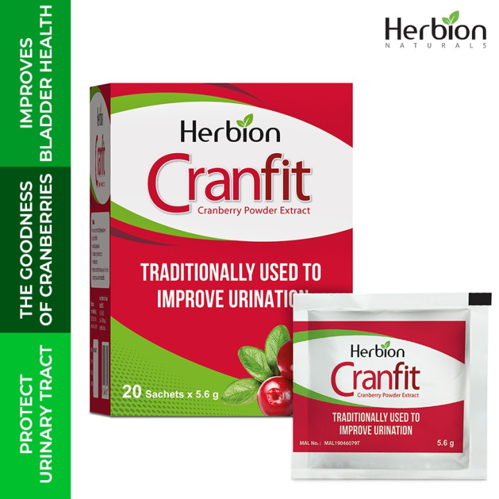 Herbion Cranfit Cranberry Powder Extract - Improves Urination and ...