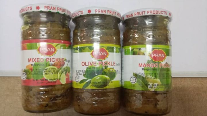 PRAN OLIVE, MIXED/ MANGO PICKLE 300G | Lazada