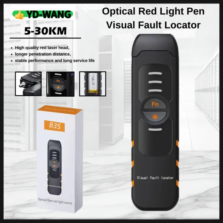 Visual Fault Locator B3S USB Charge LED Lighting Fiber Optic Tester ...