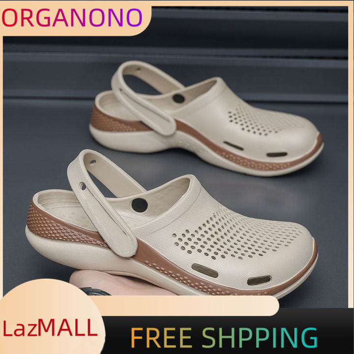 Lazy summer fashion beach light Crocs for outdoor men at home | Lazada PH