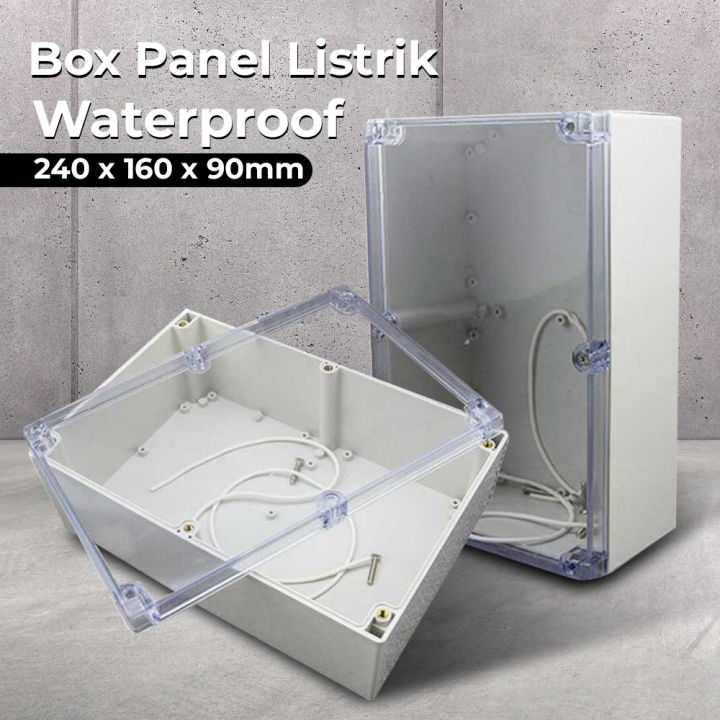 Panel Box Listrik Ukuran 24 x 16 x 9 cm Material Plastik Waterproof ...