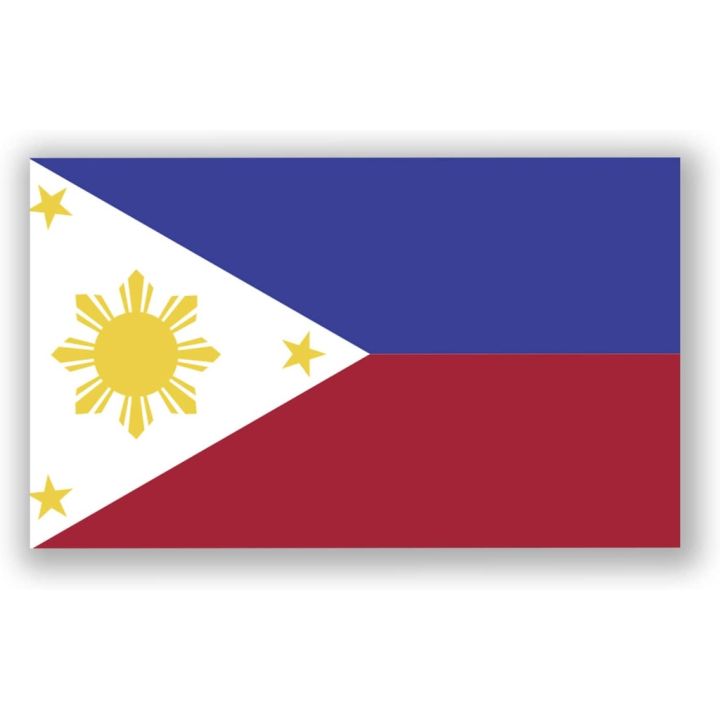 Philippines Flag Vinyl Decal Sticker Pinoy Pilipinas Filippino Filipina ...