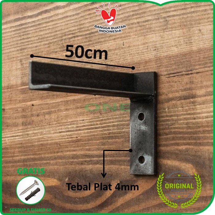 Besi siku L penyangga papan ambalan | Lazada Indonesia