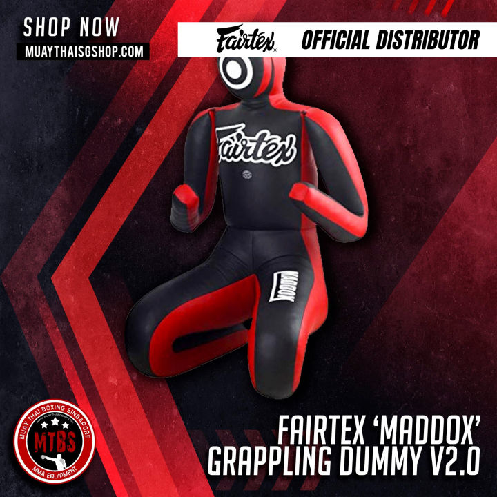 [SG Official Retail] Fairtex Maddox Grappling Dummy v2.0 - BJJ / MMA in 21KG by MTBS | Lazada ...