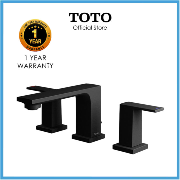 TOTO MA 8” Lavatory Faucet with 1 ¼" Pop-Up Waste (Matt Black) | Lazada ...