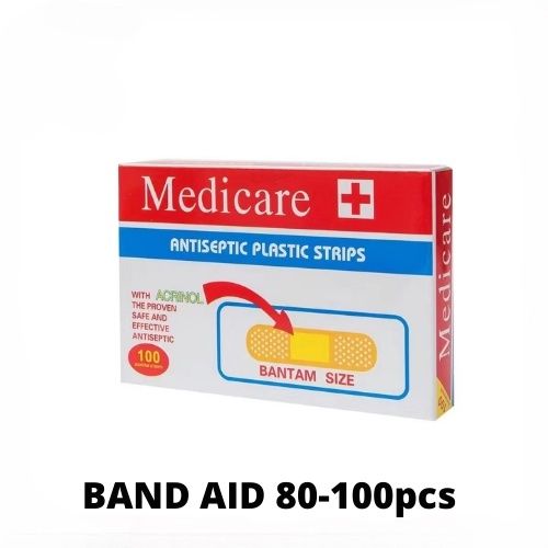 BAND AID 1 BOX/80-100pcs Medical Plaster Strips Adhesive Antiseptic ...