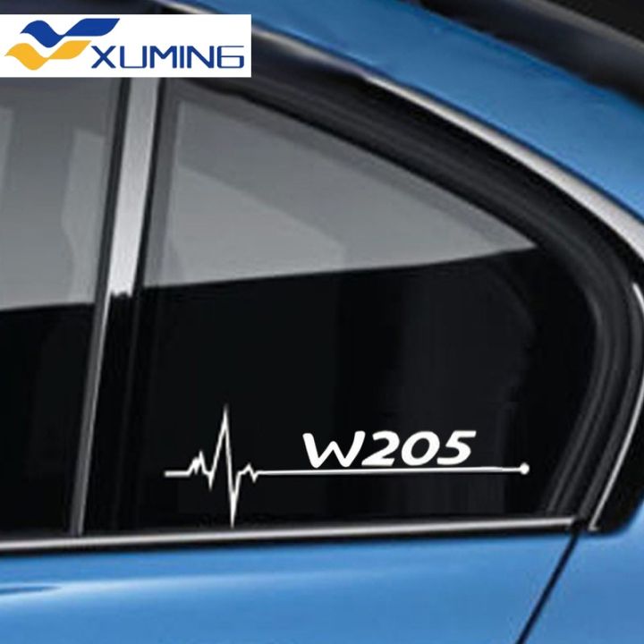 《READY STOCK》2pcs car windows sticker For Mercedes-Benz amg W203 W204 ...