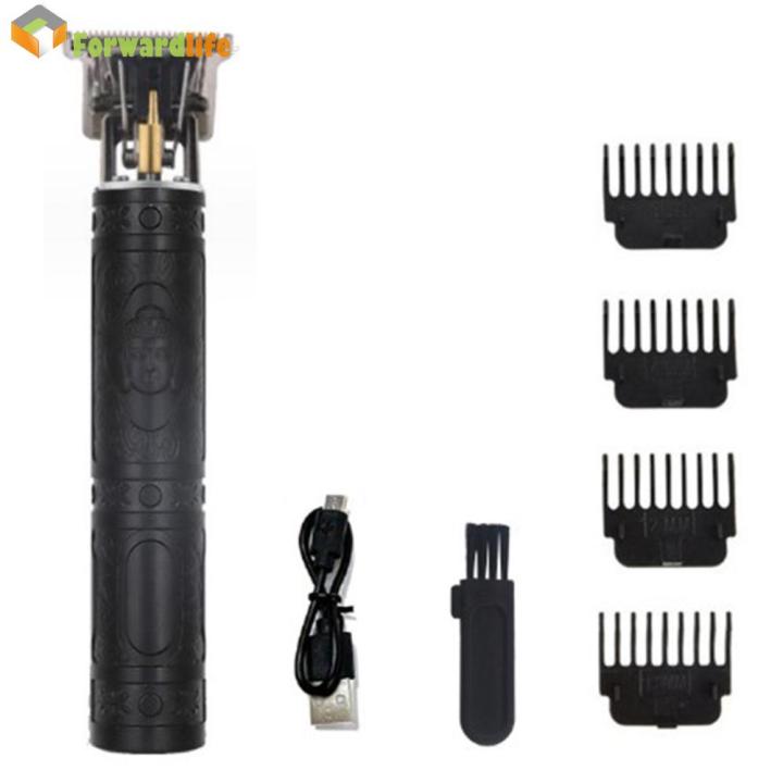 Electric Hair Trimmer T-Blade Cordless Hair Clipper Battery Operated ...