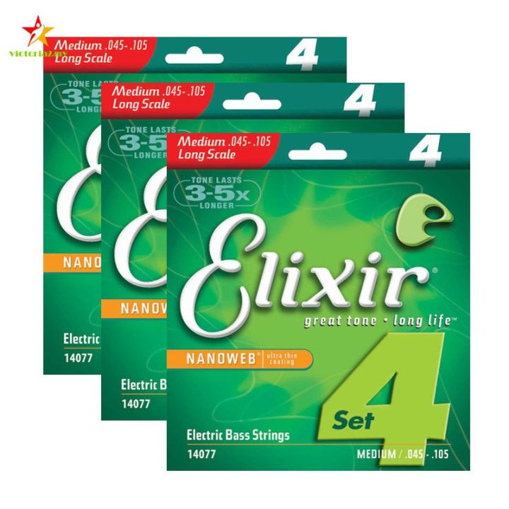 COD ️ Electric Bass Strings 4 Strings Ultra Thin Durable Coating Steel ...