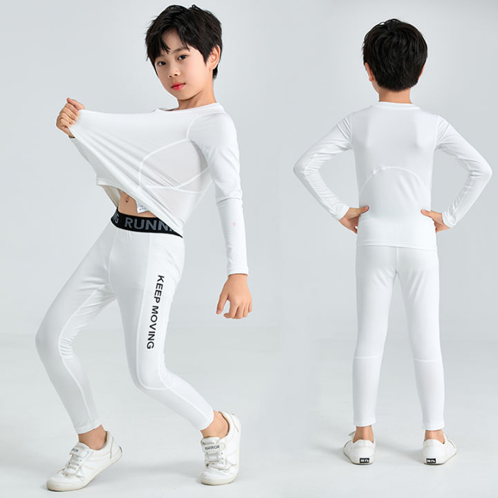 Decathlon children's tights training boys running fitness clothing foot ...