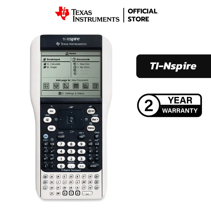 Texas Instruments เครื่องคิดเลขกราฟ รุ่น TI-Nspire with Touchpad ...