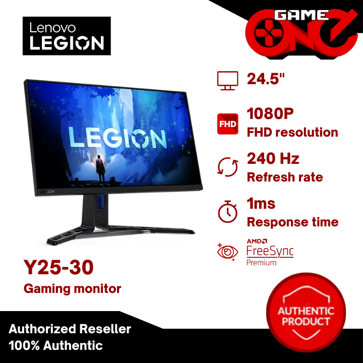 Lenovo Legion Y25-30 24.5" FHD Monitor For Gaming | 240Hz refresh rate ...