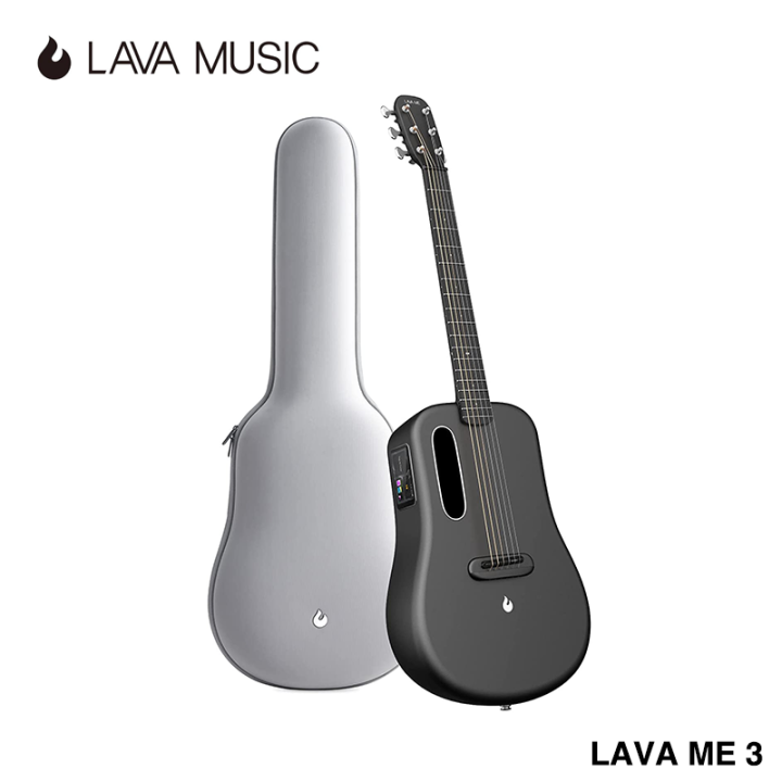 LAVA ME 3 Smartguitar,กีตาร์อะคูสติกคาร์บอนไฟเบอร์พร้อมจูนเนอร์,ฟังก ...