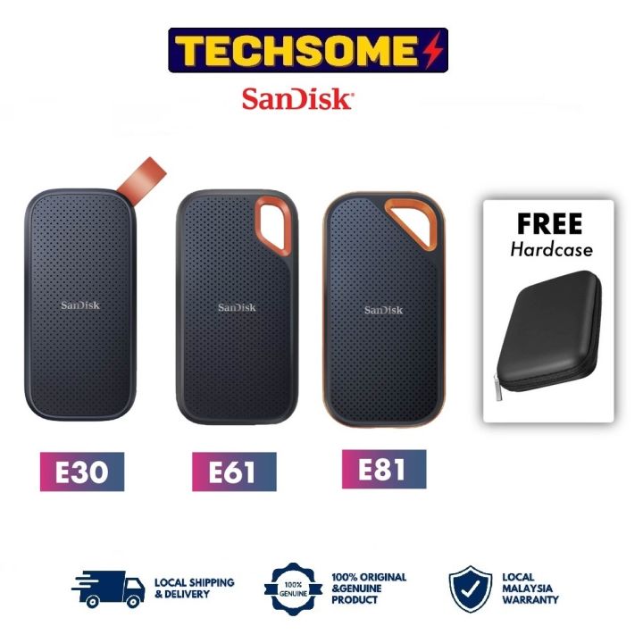SanDisk Extreme Portable External Hard Disk SSD | Lazada