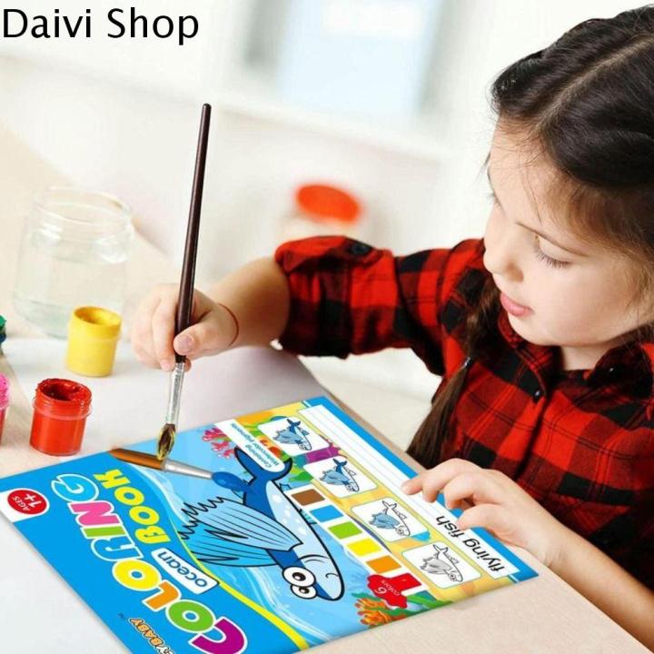 DAIVI Little Artist For School Coloring Toys Water Painting Book ...
