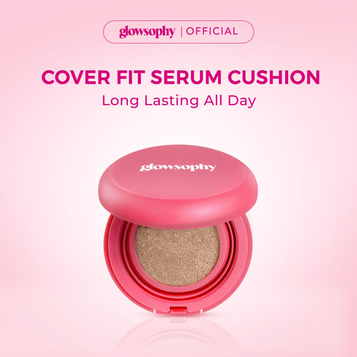 Glowsophy Cover Fit Serum Cushion Long Lasting All Day | Lazada Indonesia