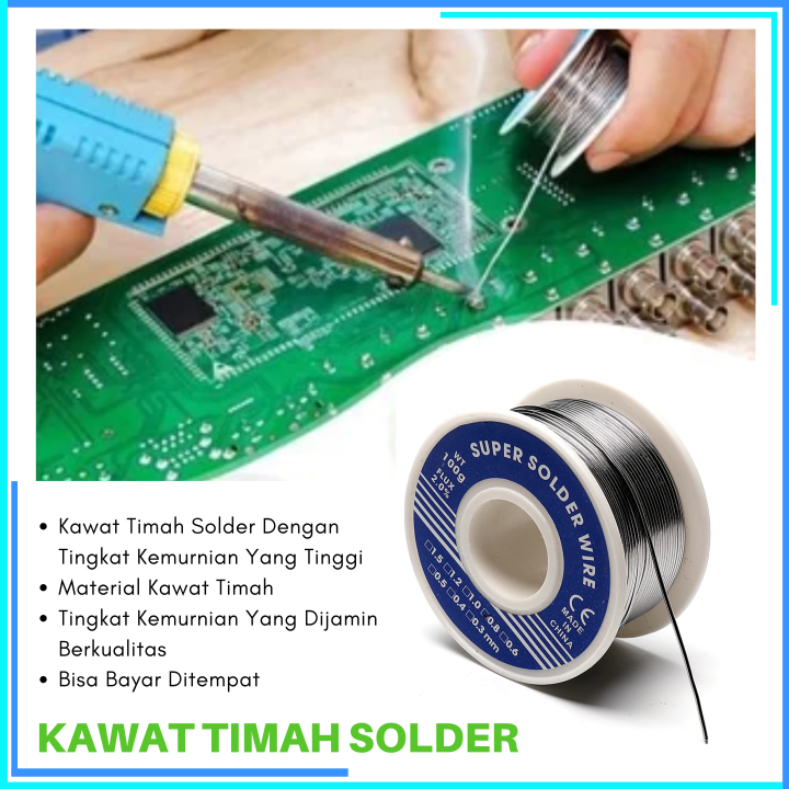 COD Kawat Timah Solder 63/37 100gr - B-2 / 1kawat timah / 1kawat timah ...