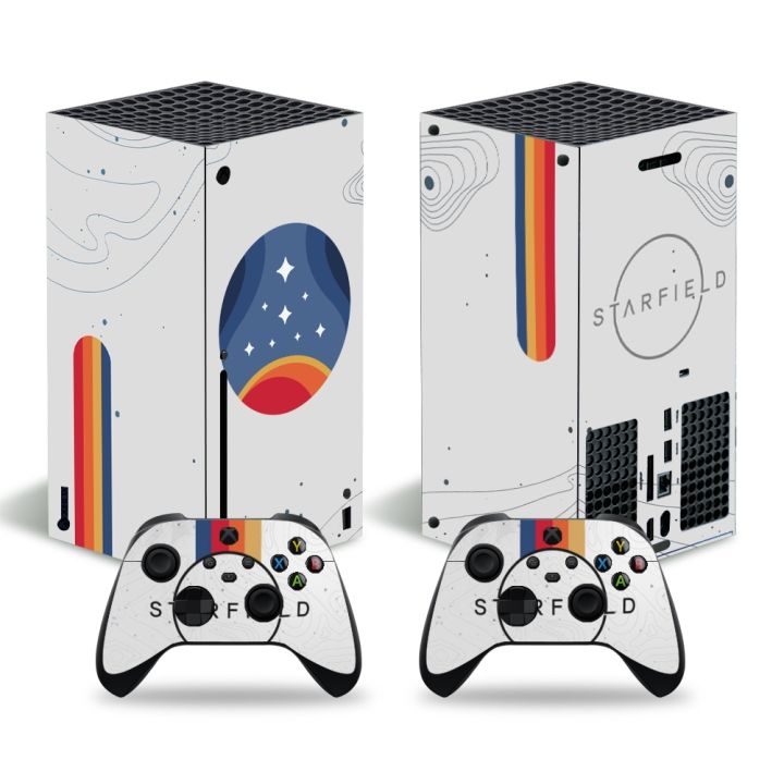 Game Starfield Skin Sticker Cover For Xbox Series X Console And Controllers Series X Xsx Skin