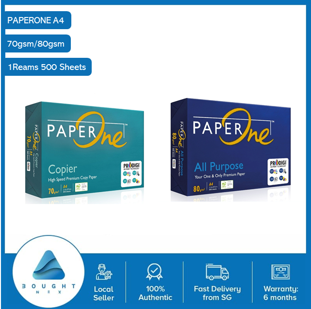 [1Reams 500 Sheets] A4 PaperOne 70gsm/80gsm /A4 All Purpose/A4 Copier Paper | Lazada