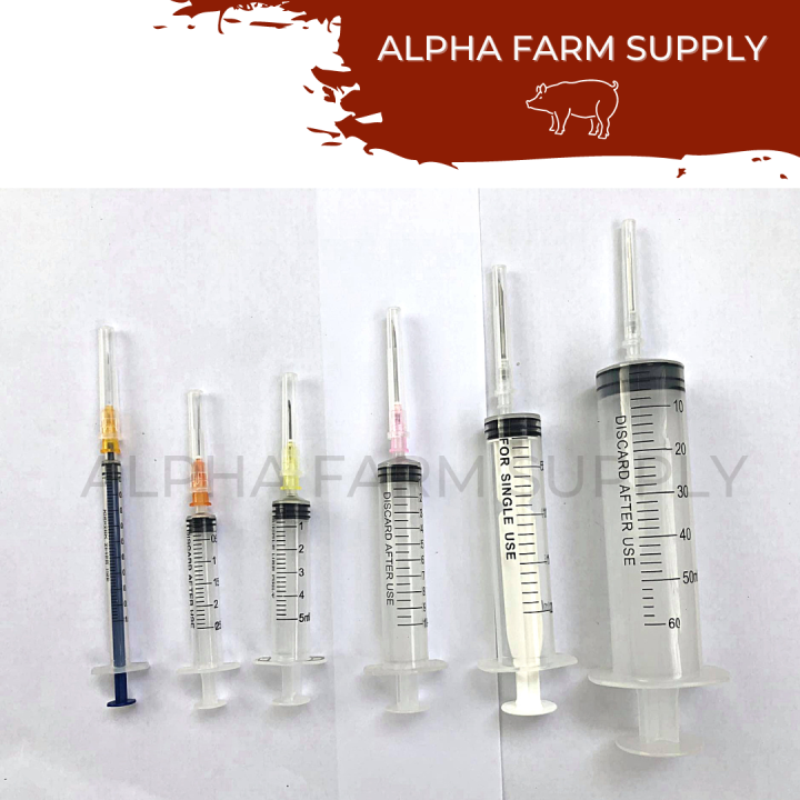 1ML / 2.5ML / 5ML / 10ML / 20ML / 50ML Disposable Syringe | Lazada PH