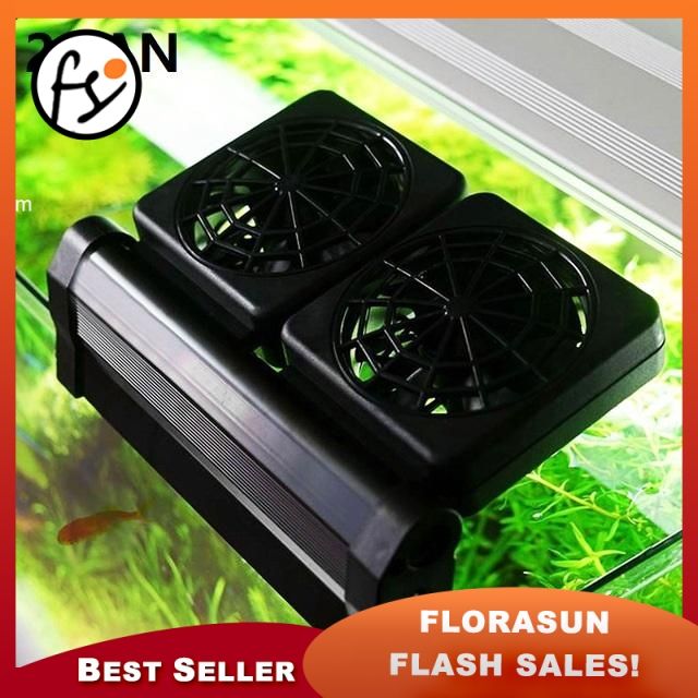 Aquarium Chiller Fish Tank Cooling Fan System for Salt Fresh Water (2 ...