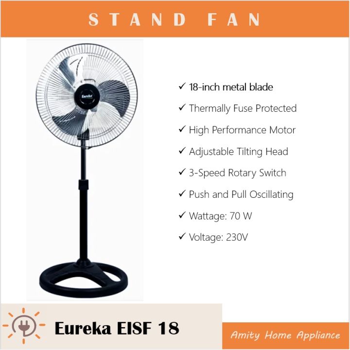 Eureka EISF 16 INDUSTRIAL 16" Stand Fan | Lazada PH