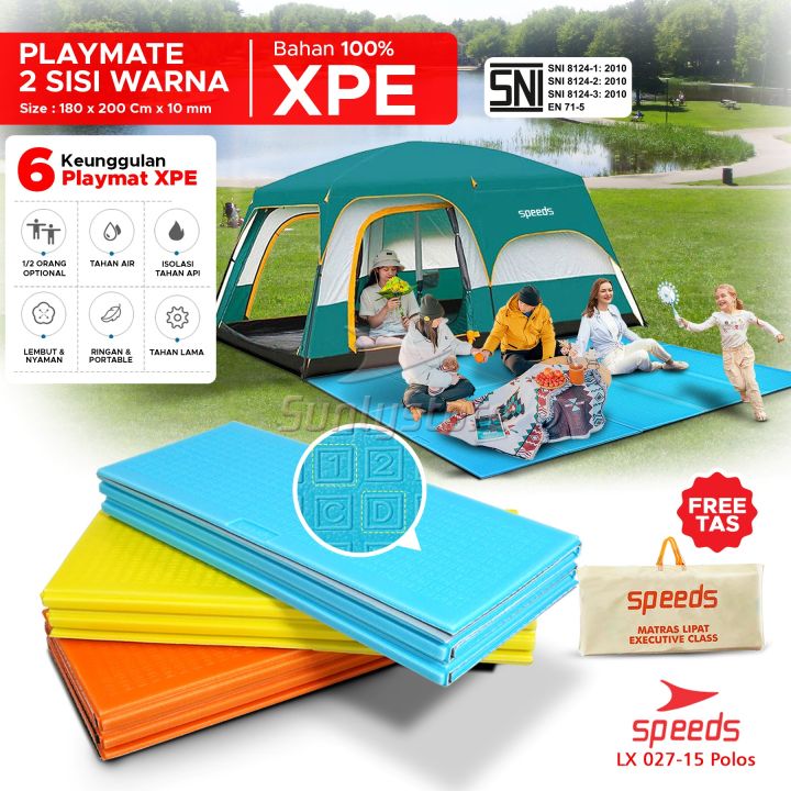 SPEEDS SNI Playmate Bayi Karpet Lipat Playmat Bayi 180x200cm Matras ...