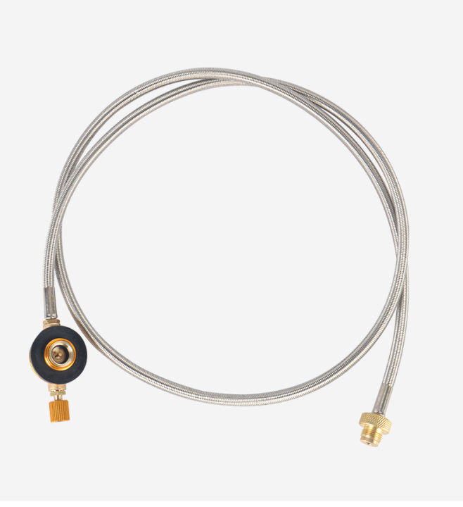 New outdoor stove flat gas burner flat gas tank extension pipe camping ...